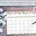 Monthly Calendar Designs 13 Designs Print on Paper or - Etsy