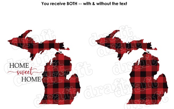 Michigan the Mitten Designs the State of Michigan - Etsy
