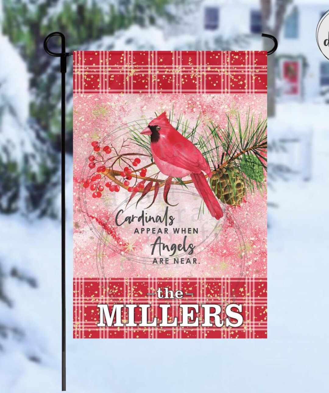 CARDINALS • 2 Cardinal Flag Designs • Cardinals Appear When Angels Are ...