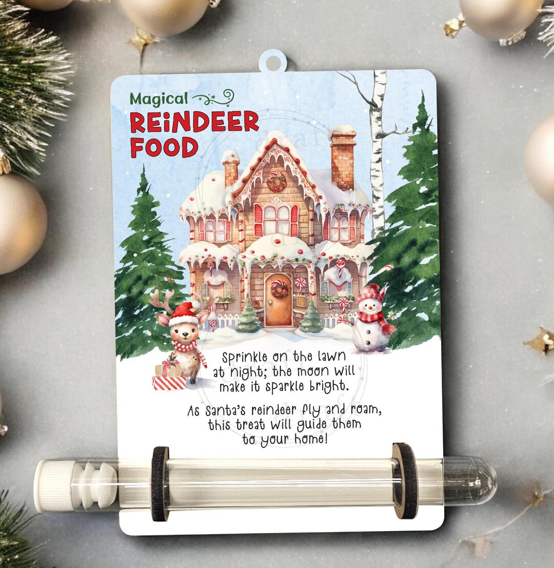 Magic Reindeer Food/dust Design • Craft Shows • Classroom Crafts ...