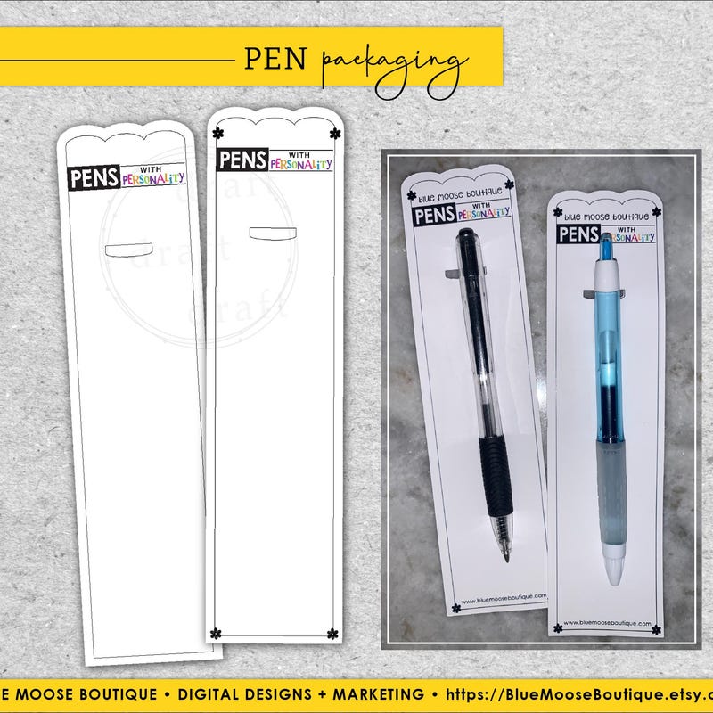 Pen Sleeve Template - Etsy