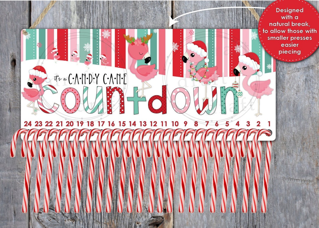 CANDY CANE COUNTDOWN • 8.5x11-friendly • 2 Christmas Designs ...