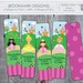 5 Princess Bookmark Designs Kids Castle Fairytales - Etsy