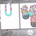 5 Big Paper Clip Design Bundle • Floral • Flowers • Paperclip ...