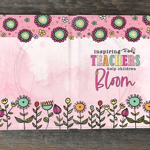 Floral Journal Design • Teachers Help Children Bloom • Flowers ...