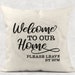 Welcome to Our Home Funny Design Please Leave by 9pm - Etsy