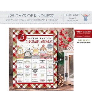 25 Days of Random Christmas Kindness / Holiday Challenge -- ADULT ...