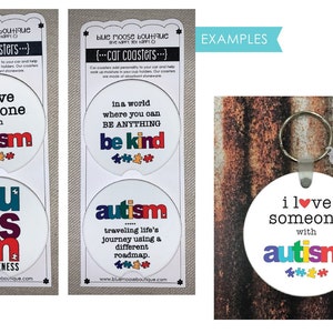Autism Car Coaster Designs • Templates • Sublimation Digital Download ...