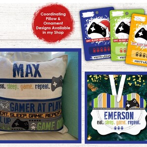 Bundle of 8 GAMER Gift Card Designs Video Game Lover Attach Rolled ...