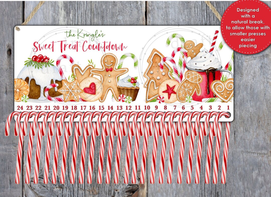 SWEET TREAT COUNTDOWN • 8.5x11-friendly • 2 Christmas Designs ...