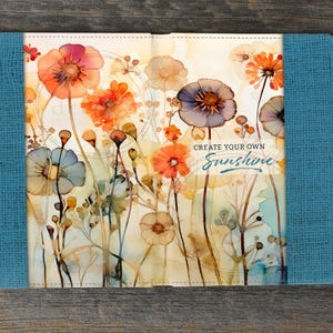 2 Watercolor Floral Journal Designs • Flowers, Fall • Daily Positivity ...