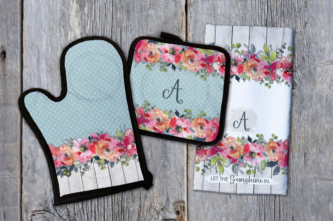3 Kitchen Designs • Towel, Hot Pad Holder & Oven Mitt Designs - 3 Files ...