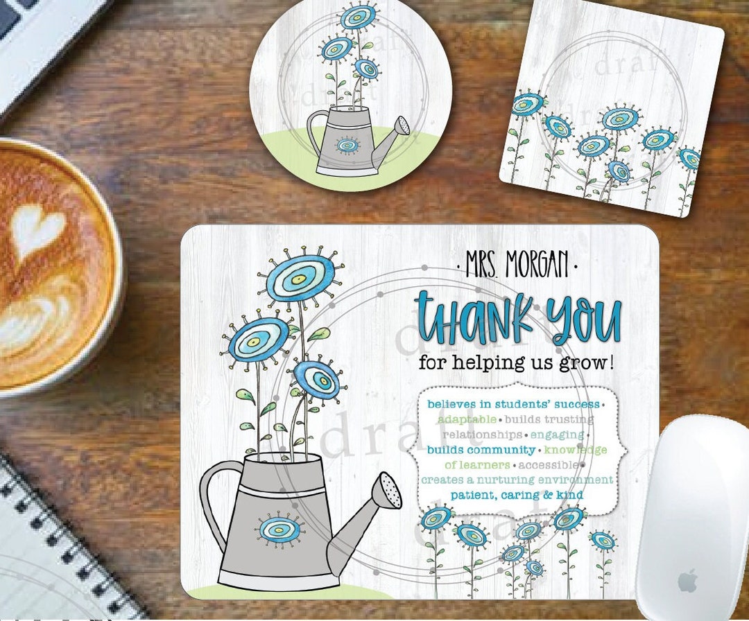 TEACHER & Staff Appreciation Gift Bundle • 4 Files, Incl 2 Coaster ...