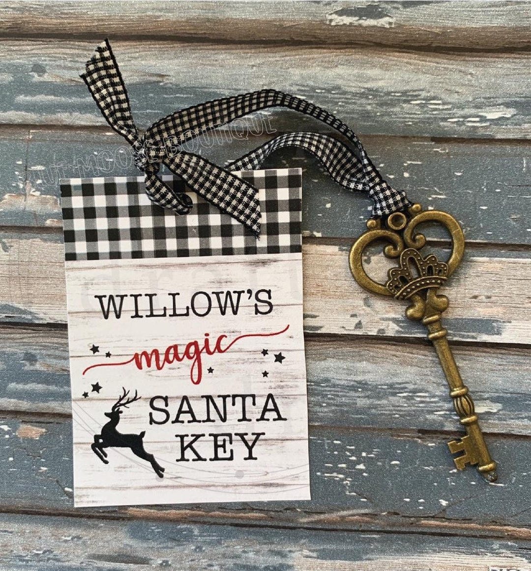 Rectangle MAGIC SANTA KEY - Sublimation File Png - 2 Versions + Santa ...