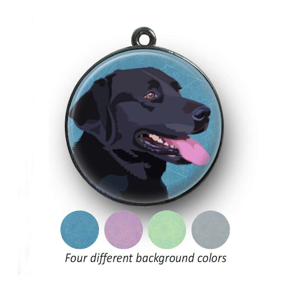 Black Labrador Dog Tag Unique Personalised Tag for Black - Etsy