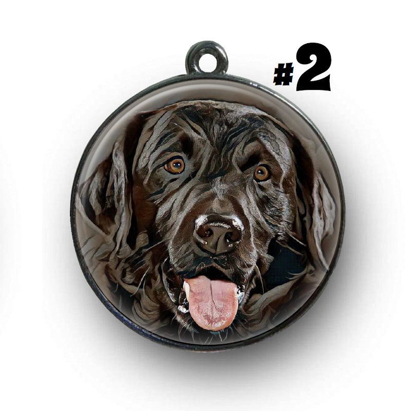 Black Labrador dog tag | Etsy