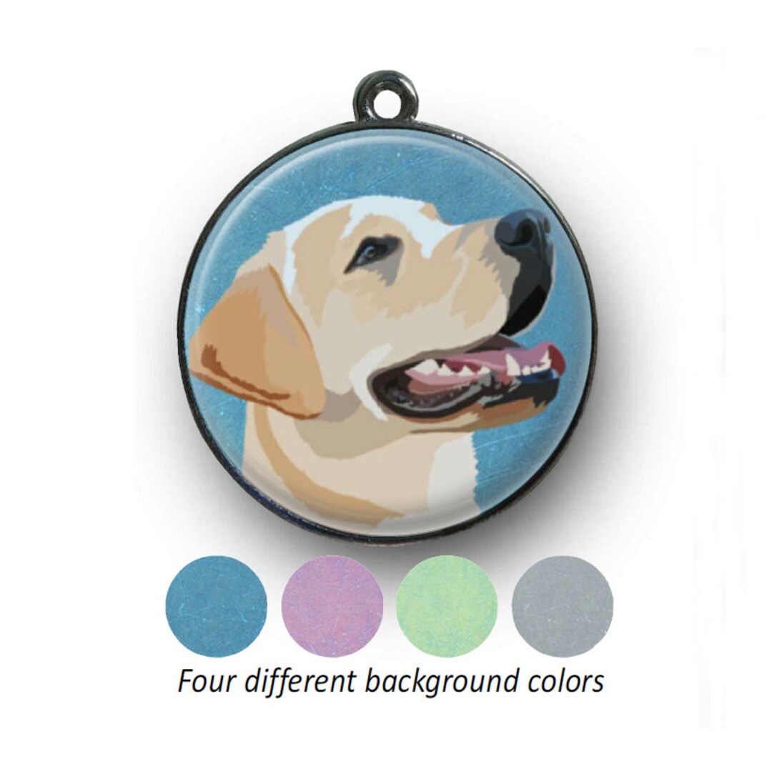 Golden Labrador Dog Tag Unique Personalised Tag for Golden Labrador - Etsy