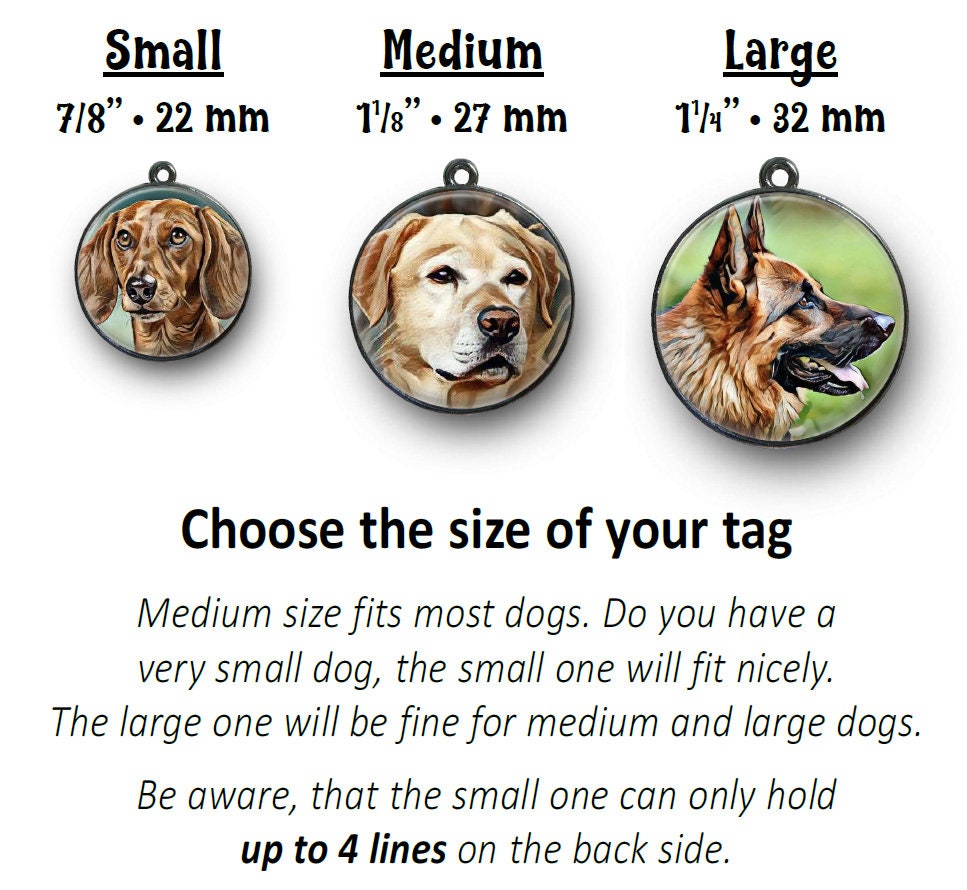 Black Labrador dog tag | Etsy