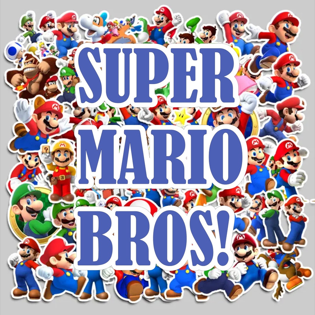 Super Mario Sticker - Etsy