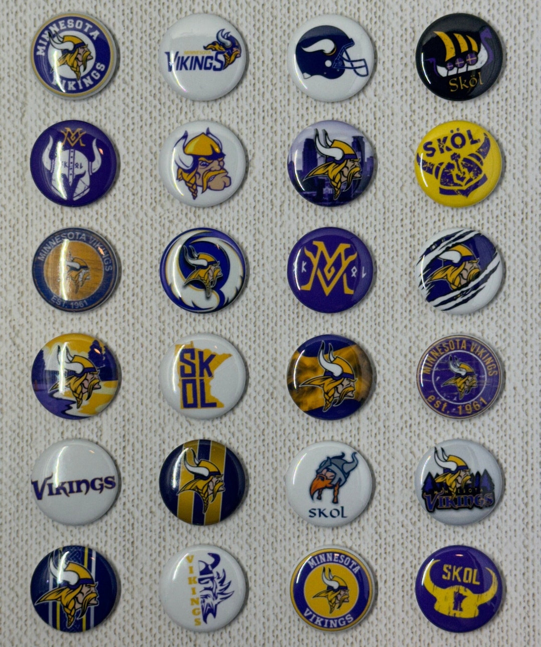 NFL Minnesota Vikings Fridge Magnets - Etsy