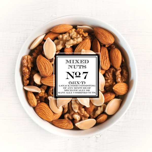 Nuts Label - Etsy