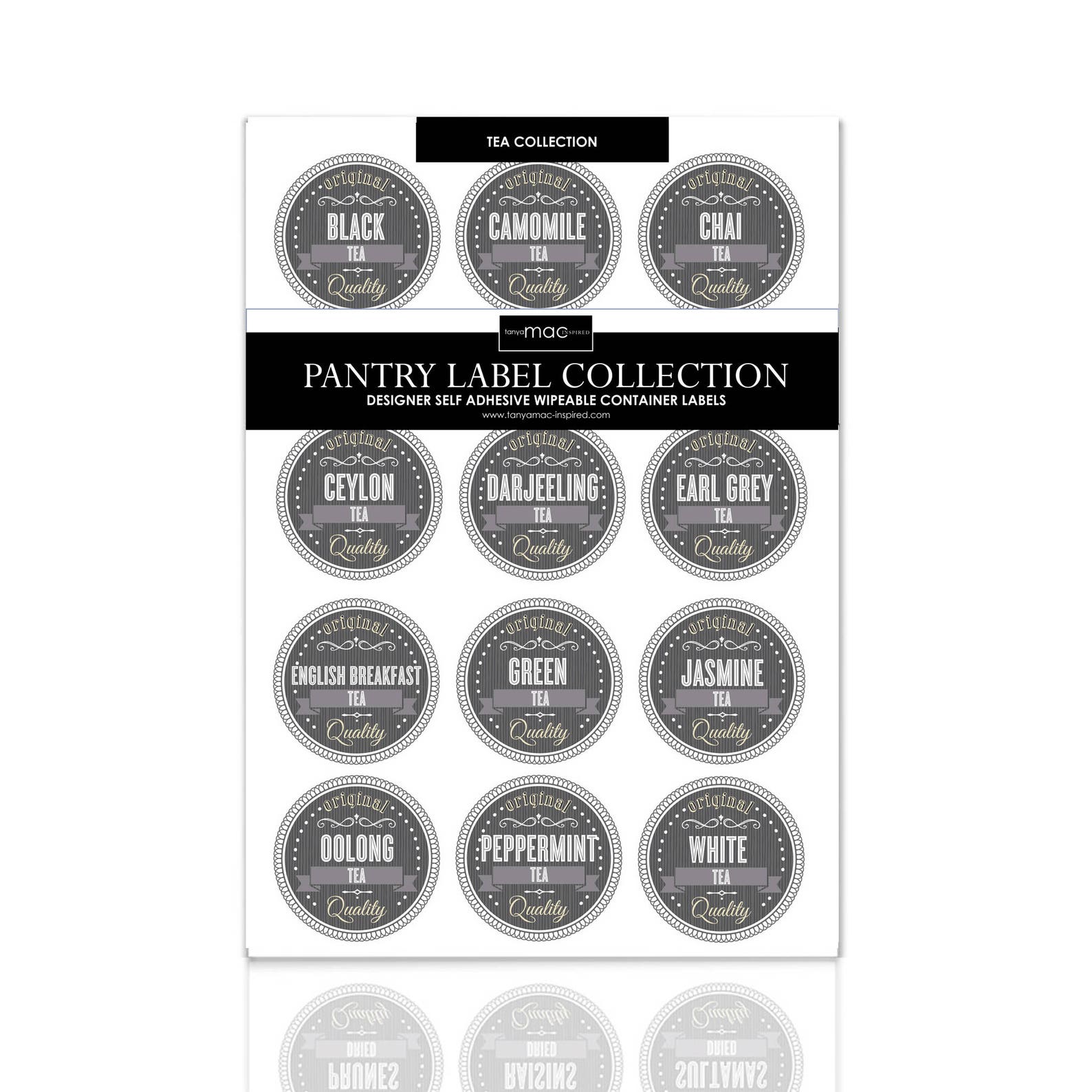 RETRO TEA Label Collection - Etsy