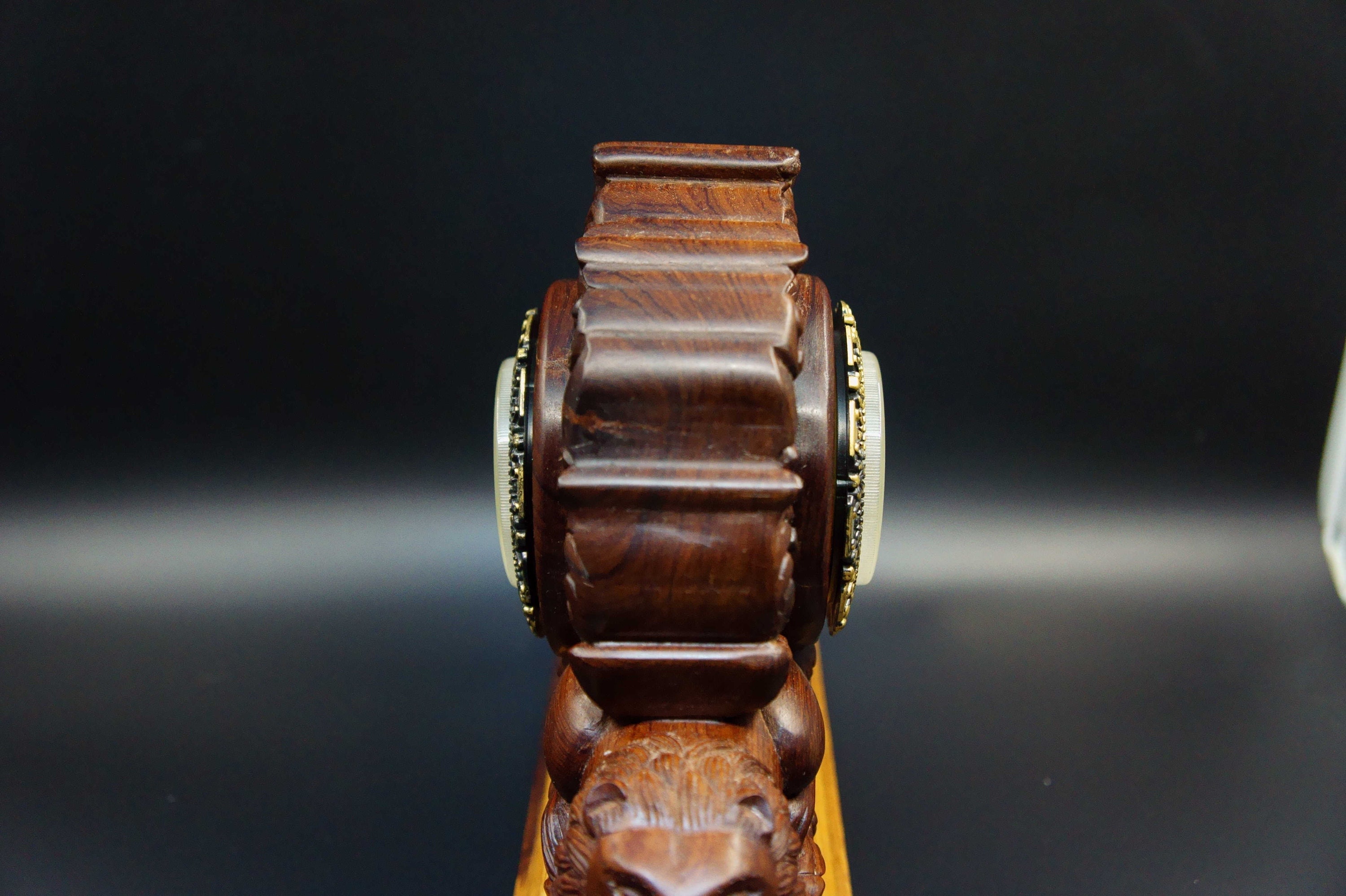 Wood Carved Clock - Etsy