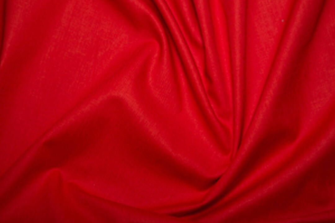 Red - Extra Wide Cotton Sheeting Fabric 100% Cotton Material - 239cm ...