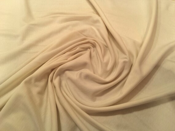 Cream jersey fabric store