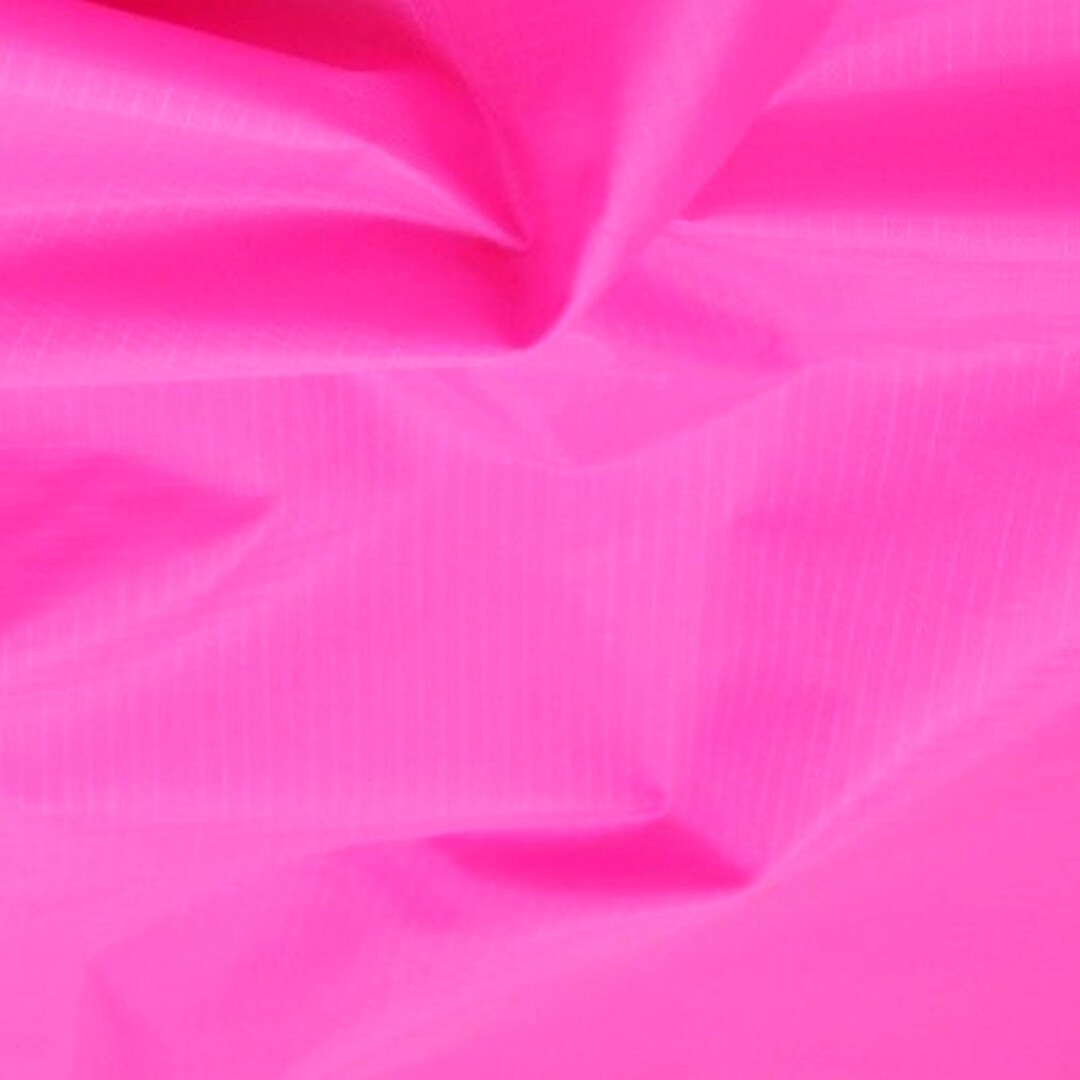 Flo Pink - Ripstop Fabric - Plain Solid Colours - Material - 59" (150cm ...