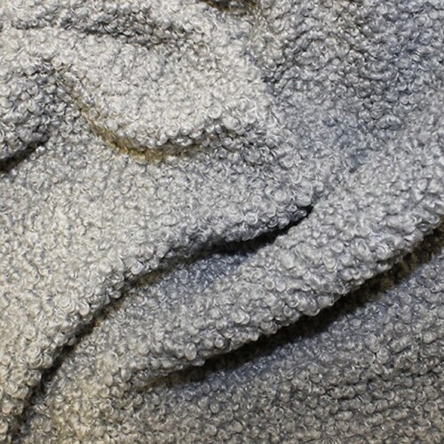 Navy Blue Curly Knit Boucle Type Stretch Fabric Polyester - Etsy UK