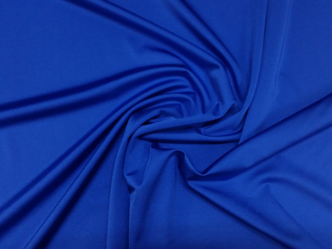 Royal Blue Plain Nylon/spandex All-way Stretch Fabric - Etsy