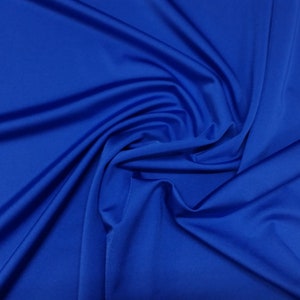 Royal Blue Plain Nylon/spandex All-way Stretch Fabric - Etsy