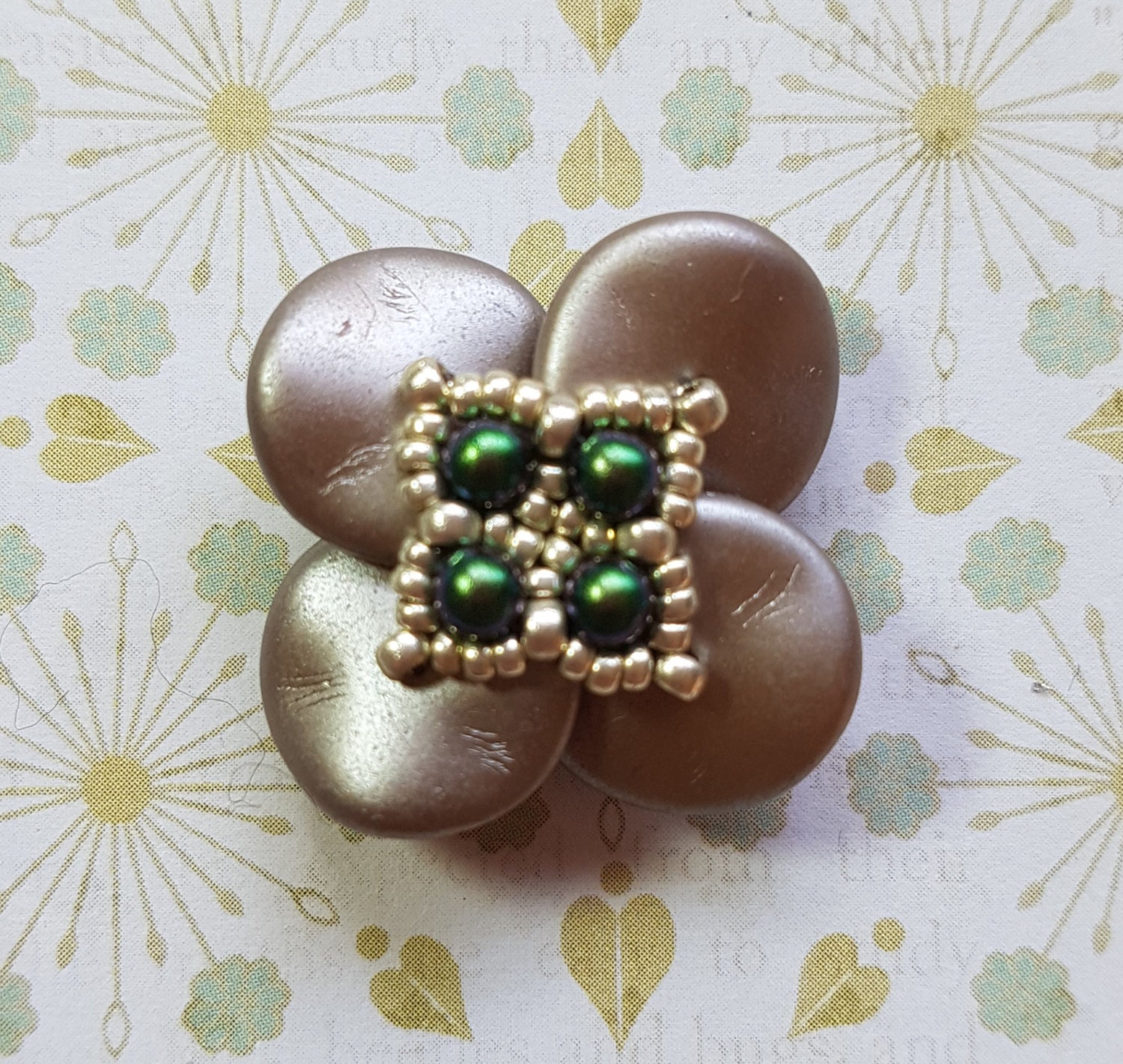 Beading Pattern Band of Clover Bracelet Beadwork Tutorial - Etsy