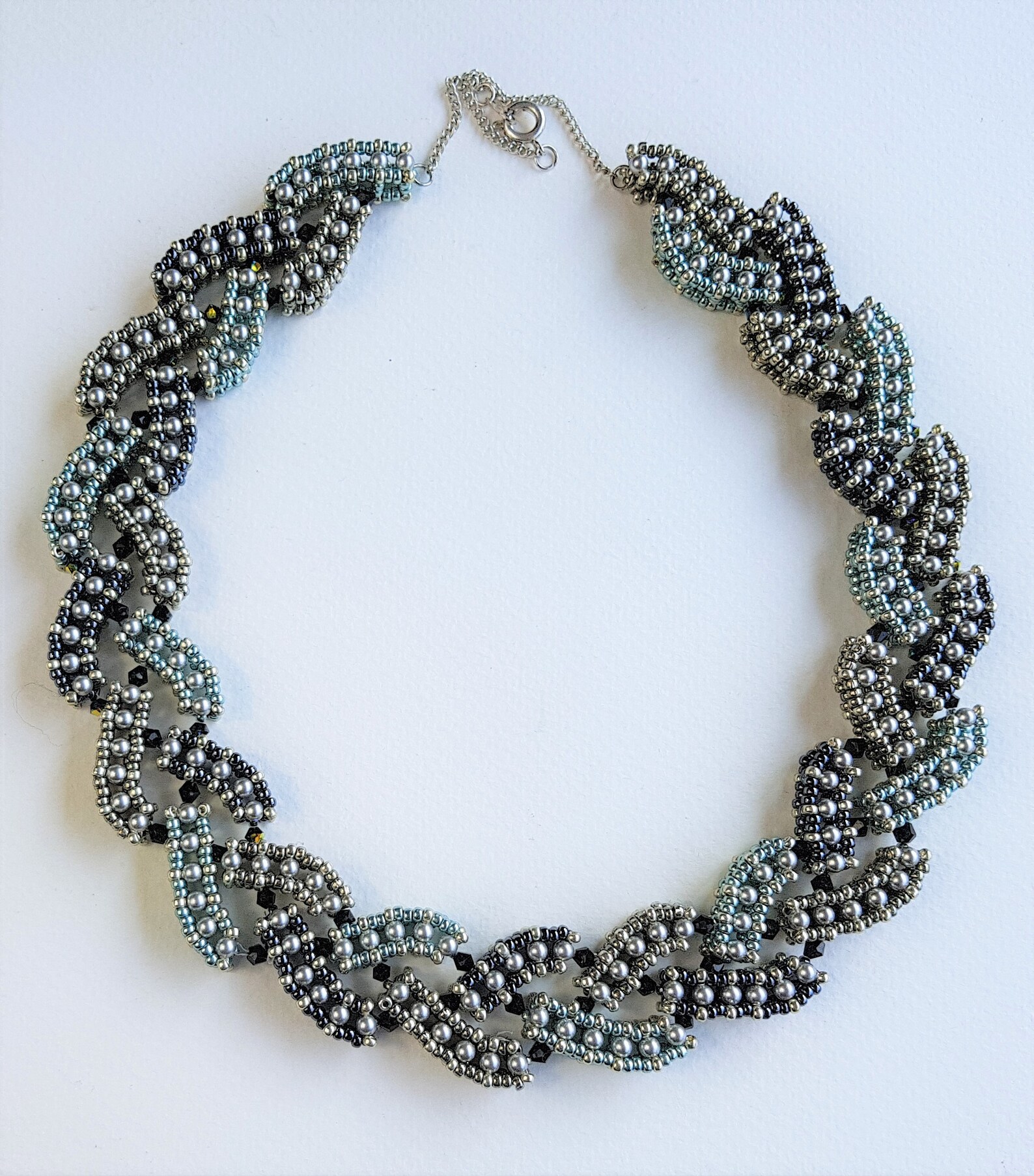 Beading Pattern Big Curl Bracelet and Necklace PDF - Etsy