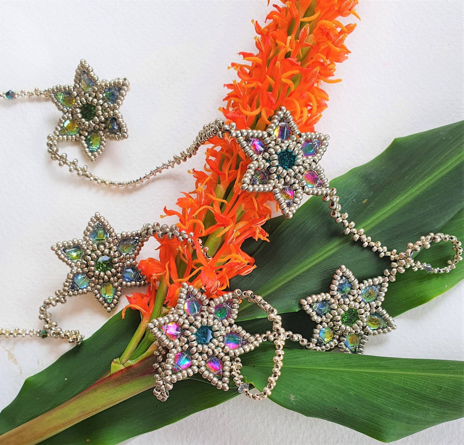 Beading Pattern 1234 Flowers Beadwork PDF Tutorial Make - Etsy