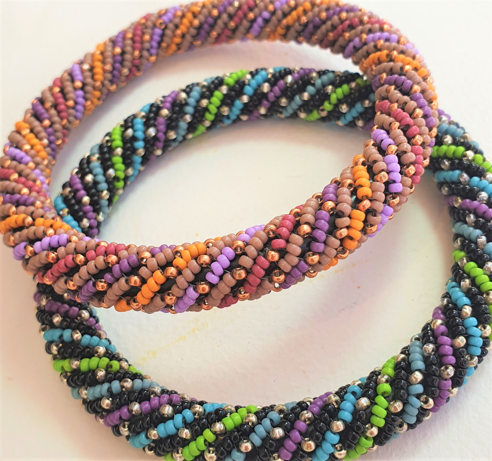 Beadwork Pattern St Pete's Rope Beading Tutorial PDF - Etsy