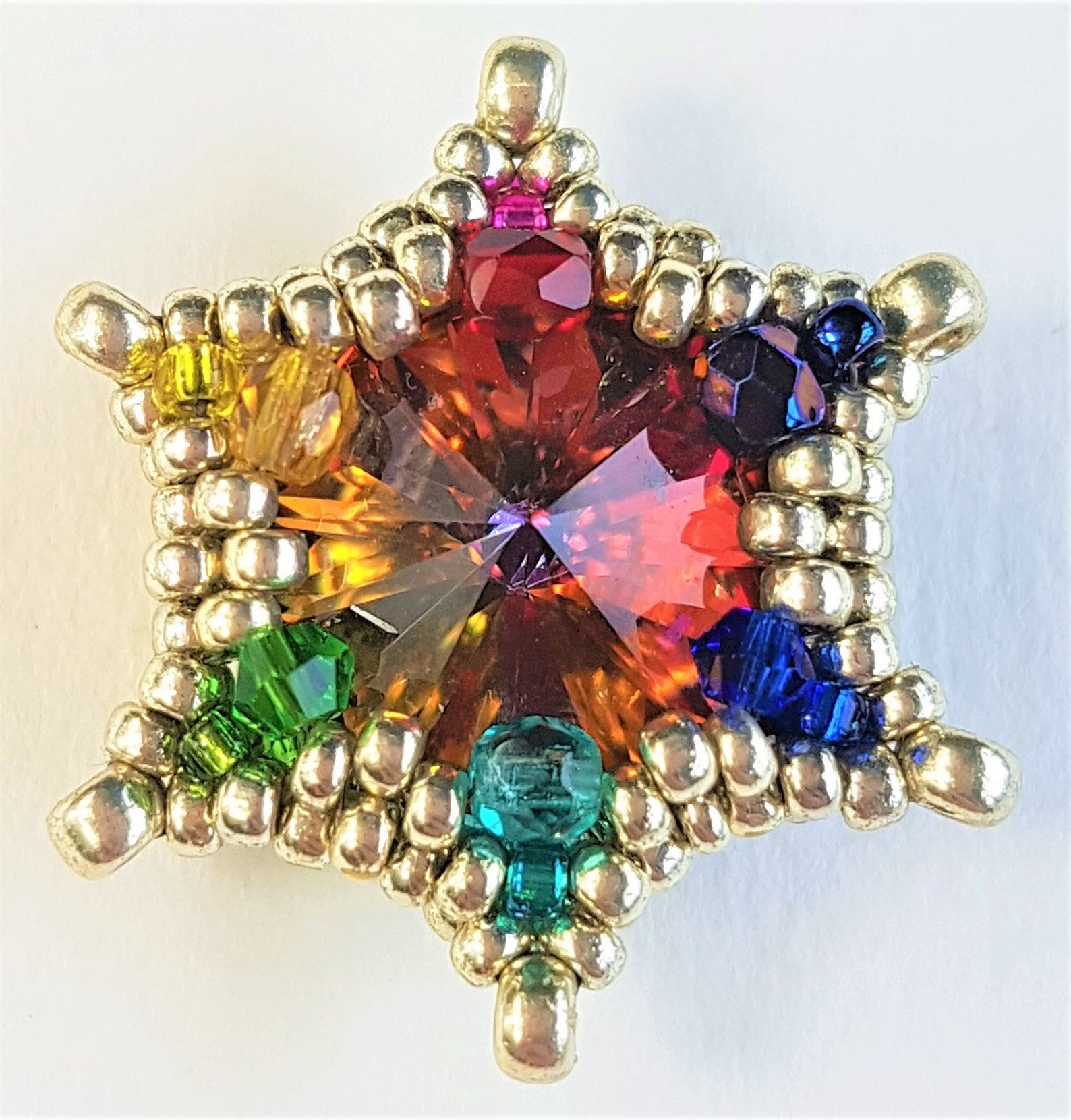 Beading Pattern - Andromeda Stars Necklace - Beadwork Tutorial PDF ...