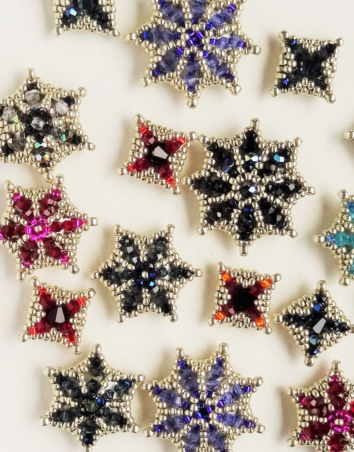 Beading Pattern Andromeda Stars Necklace Beadwork Tutorial - Etsy