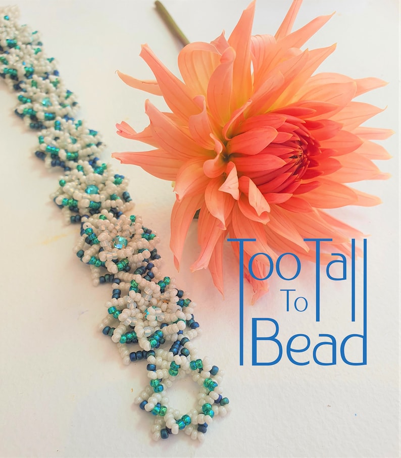 Beading Pattern Roses in Bloom Beaded Bracelet Tutorial - Etsy