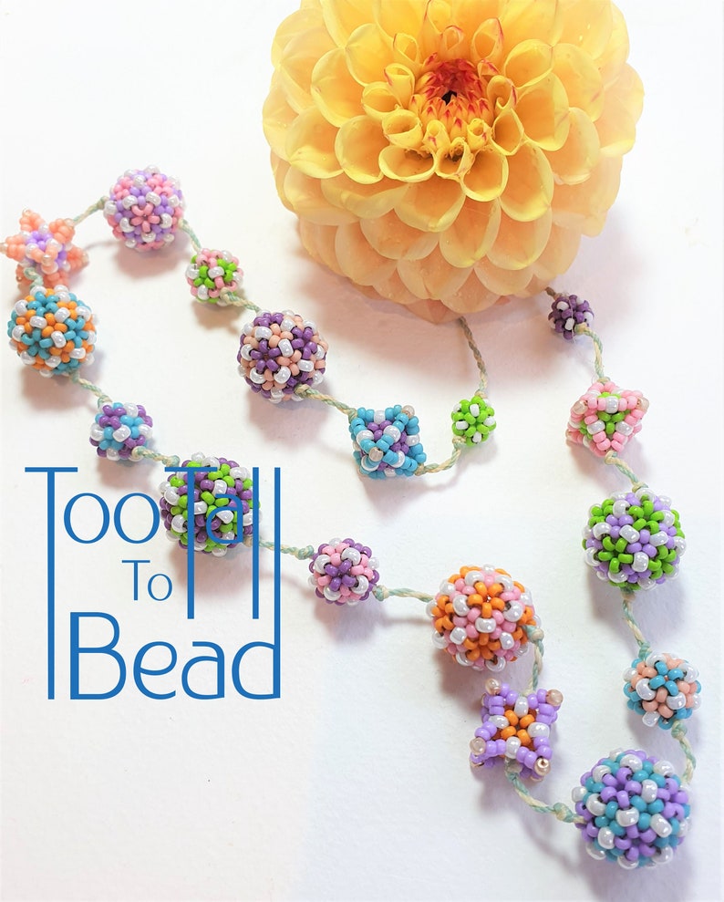 Beading Pattern - Little Tiny Beaded Beads - PDF Tutorial Download - Etsy