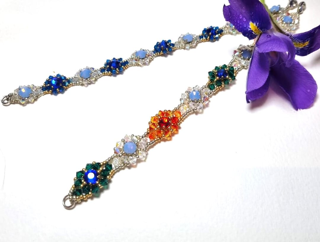 Beading Pattern - Monty Bracelet and Ring - PDF Tutorial Download - Etsy