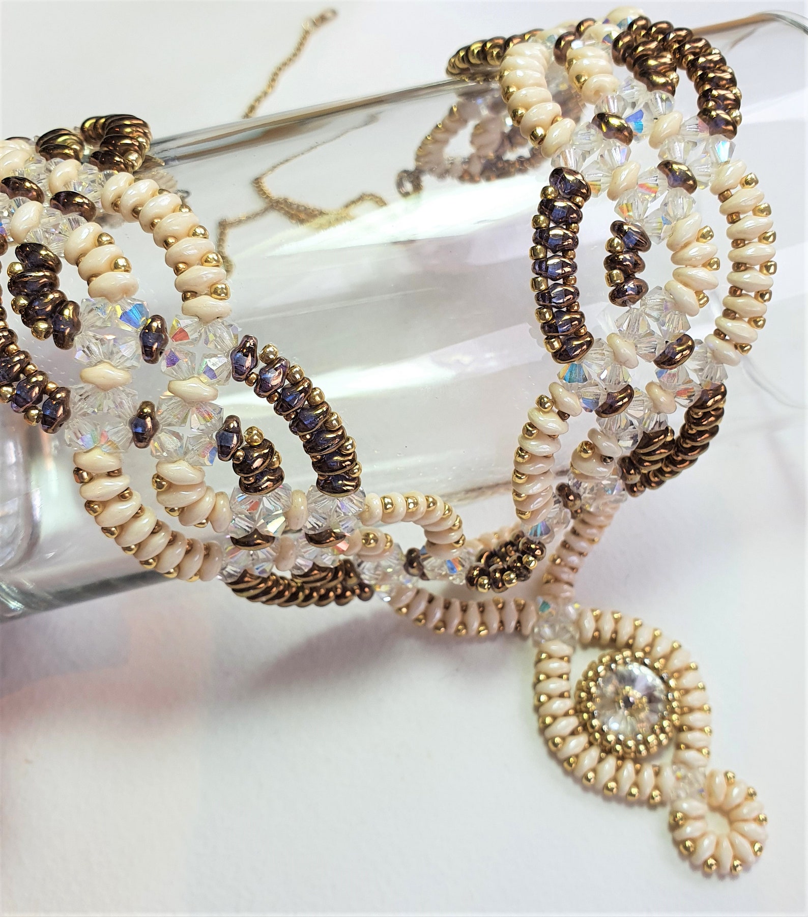 Beading Pattern Windows and Arches Bracelet Beadwork - Etsy