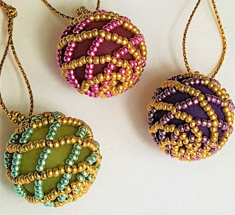 Christmas Bubble Bauble PDF Beading Tutorial - Etsy