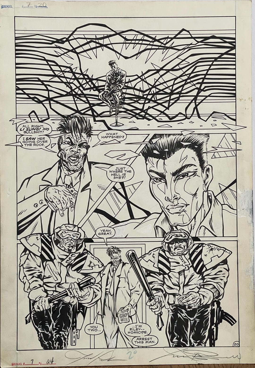 Grendel: Devil’s Legacy #7 / Pg. 20 - Original Page by the Pander ...