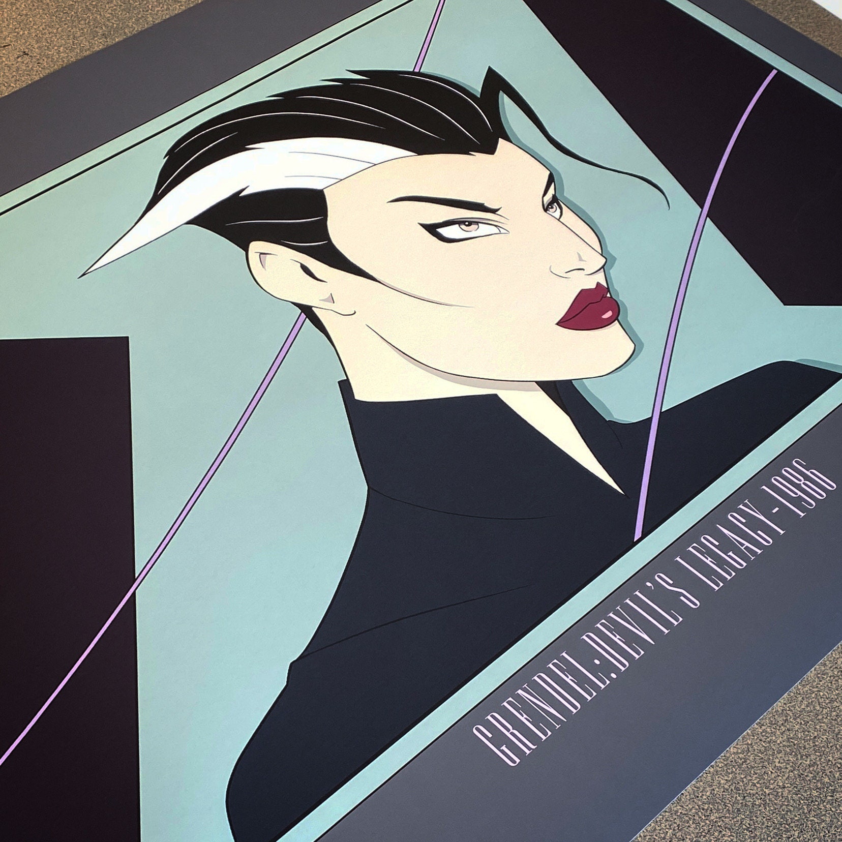 Christine Spar Poster Print nagel-style - Etsy