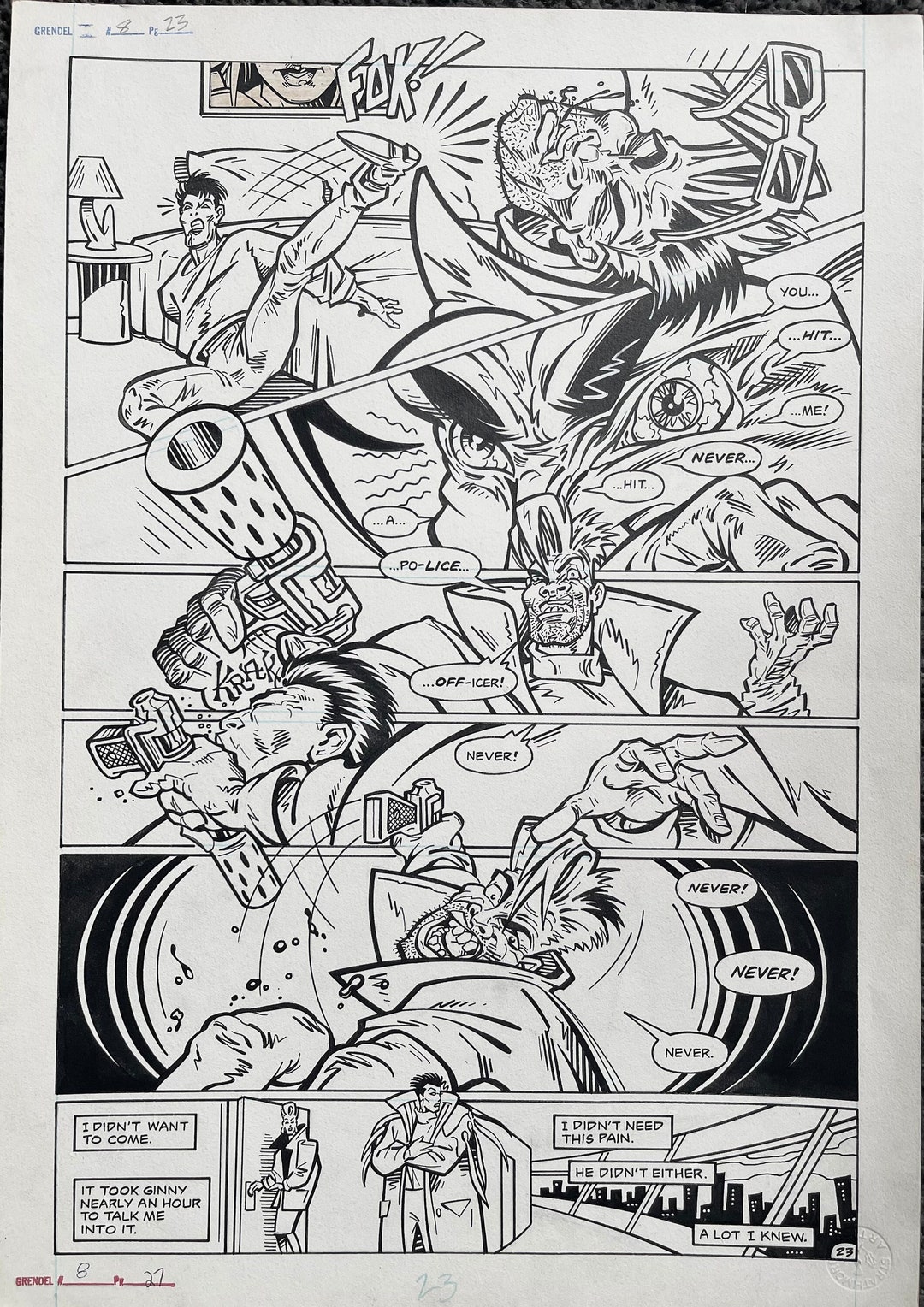 Grendel: Devils Legacy Original Comic Page - Etsy