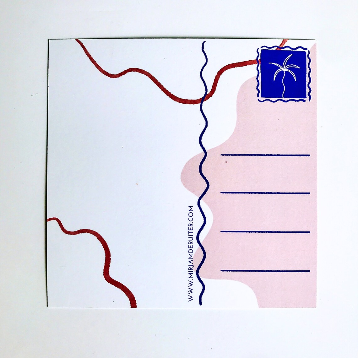 Set of 4 Square Postcards 148x148 - Etsy UK