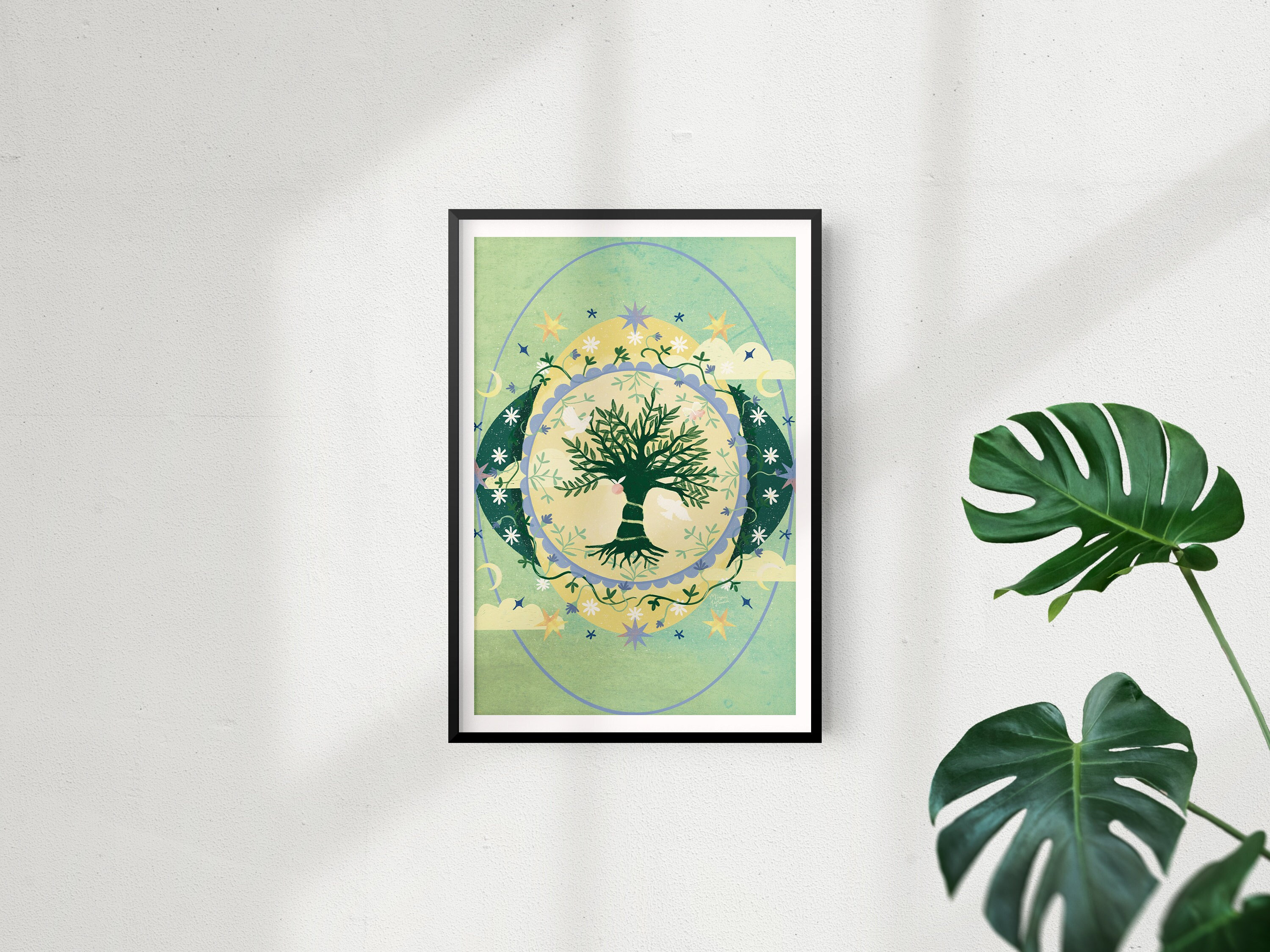 Ecosystem Poster & Cards in 5 Sizes Tree of Life Artwork - Etsy