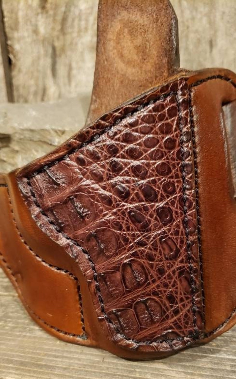 SIG P938 Custom Handmade Leather Holster With Caiman, Sig Holster ...